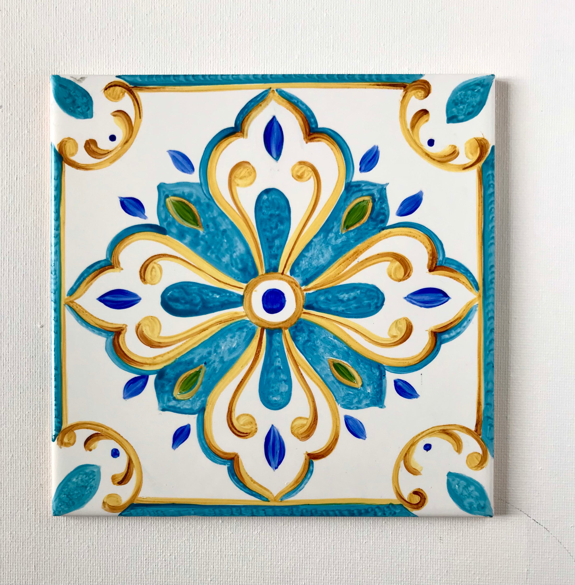Hand painted Decorative Tiles for outdoor– Dipinto Ad Arte
