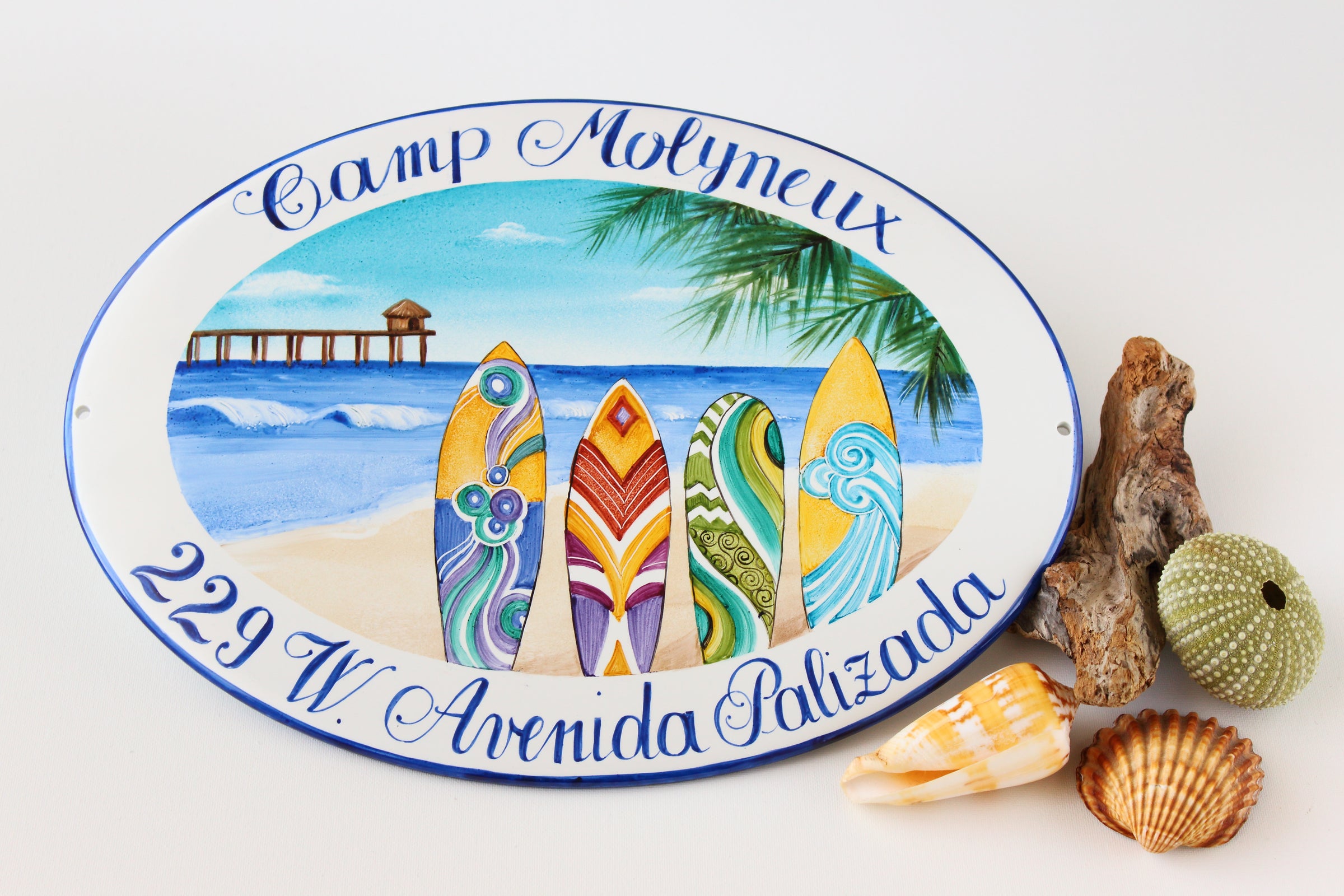 Beach House Signs | Hand Painted & Custom for Coastal Homes– DipintoAdArte
