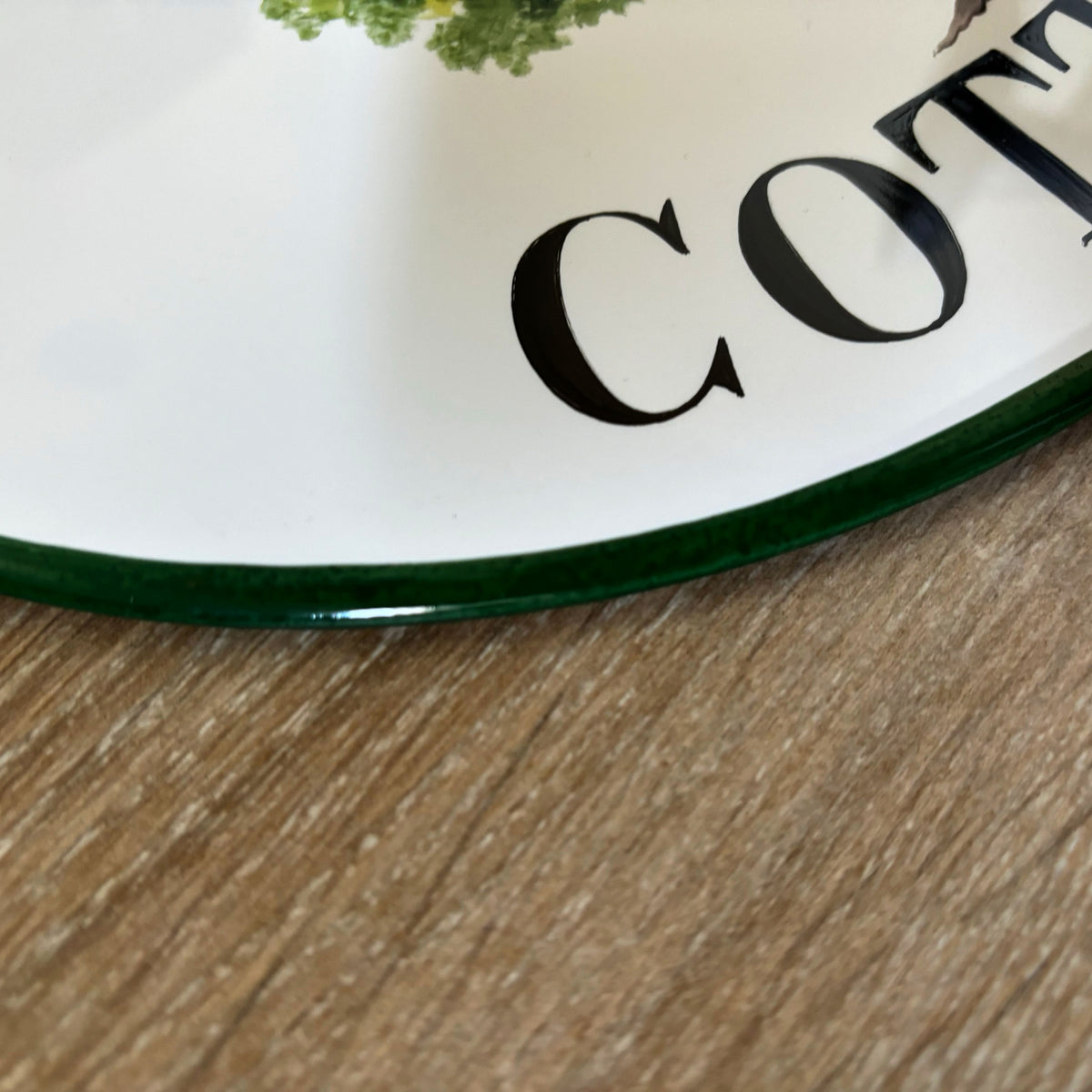 Personalized Cottage Sign with Elm Tree, Custom Name Plaque– DipintoAdArte
