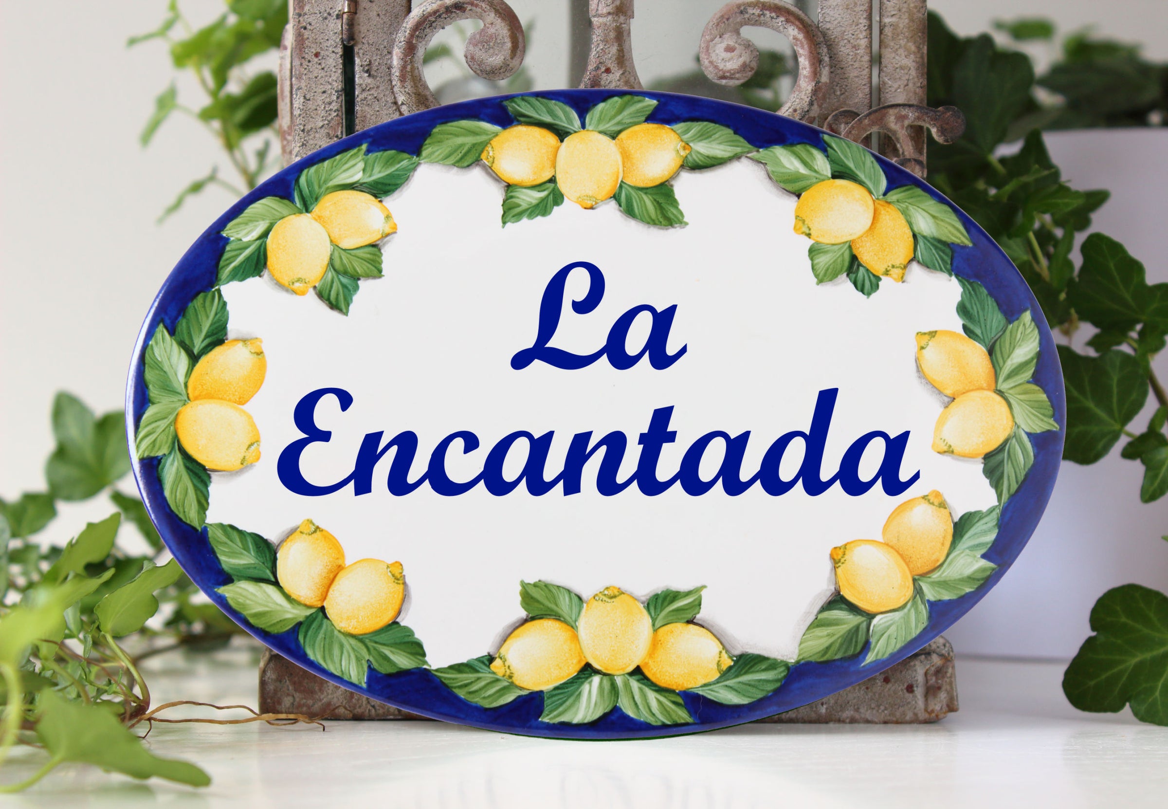 Custom House Signs for Cottage | Hand-painted Ceramic Plaques ...