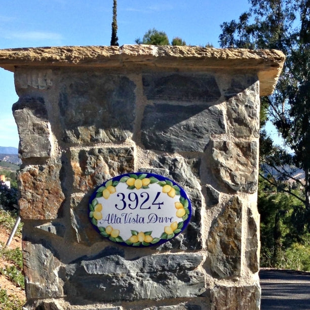 Custom House Signs for Cottage | Hand-painted Ceramic Plaques ...