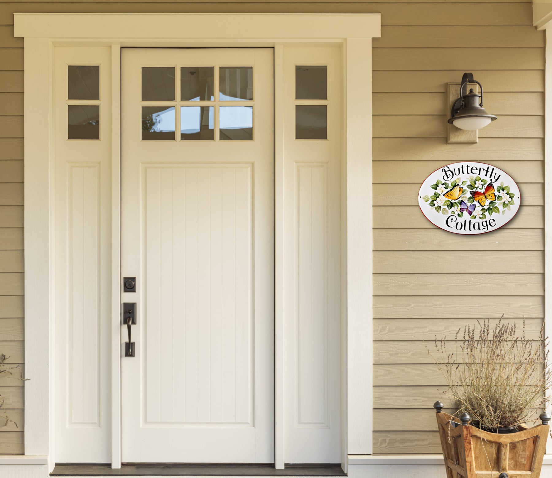Custom House Signs for Cottage | Hand-painted Ceramic Plaques ...