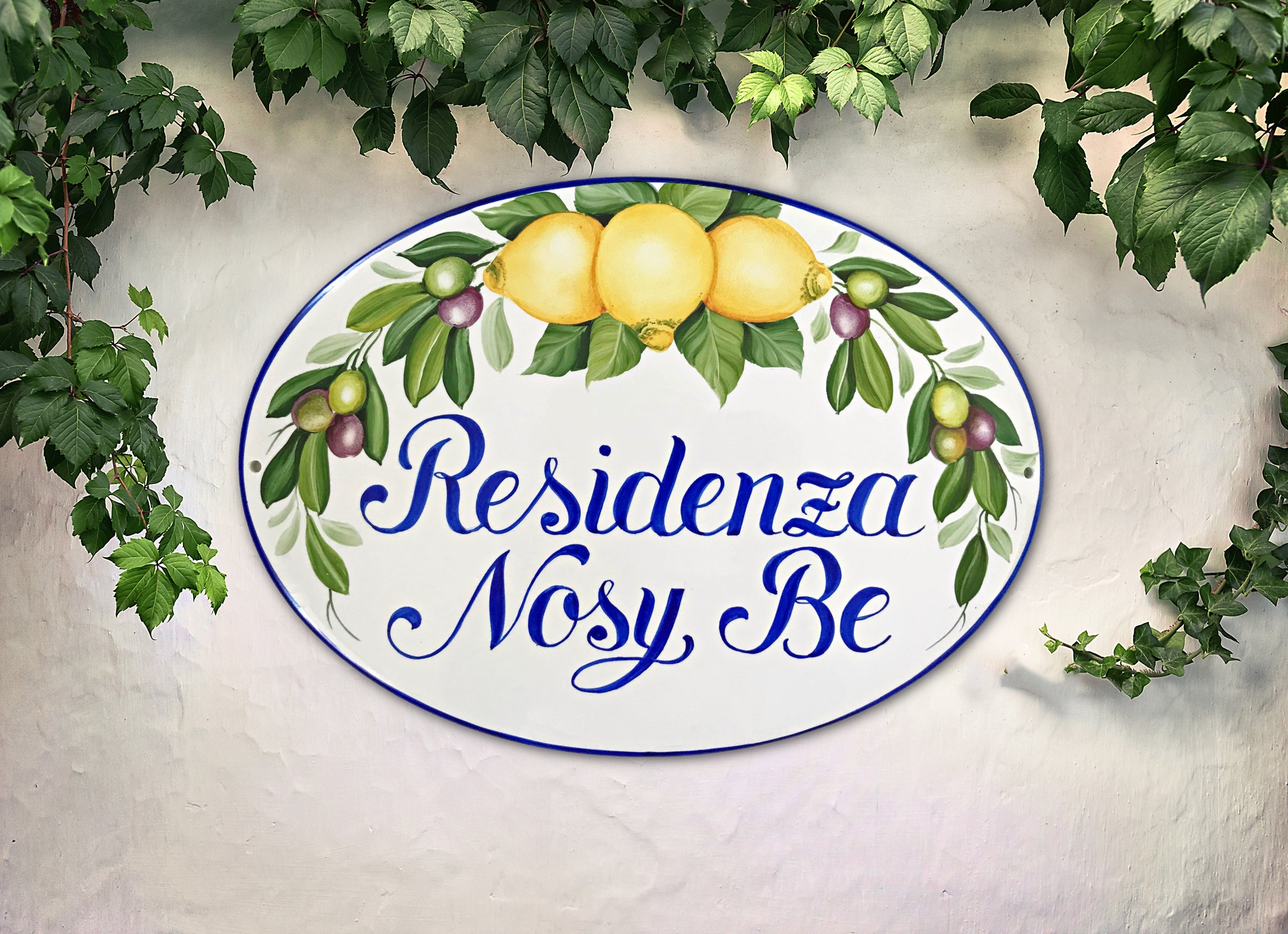 Custom Ceramic House Signs, Address Plaques & House Numbers– Dipinto Ad ...