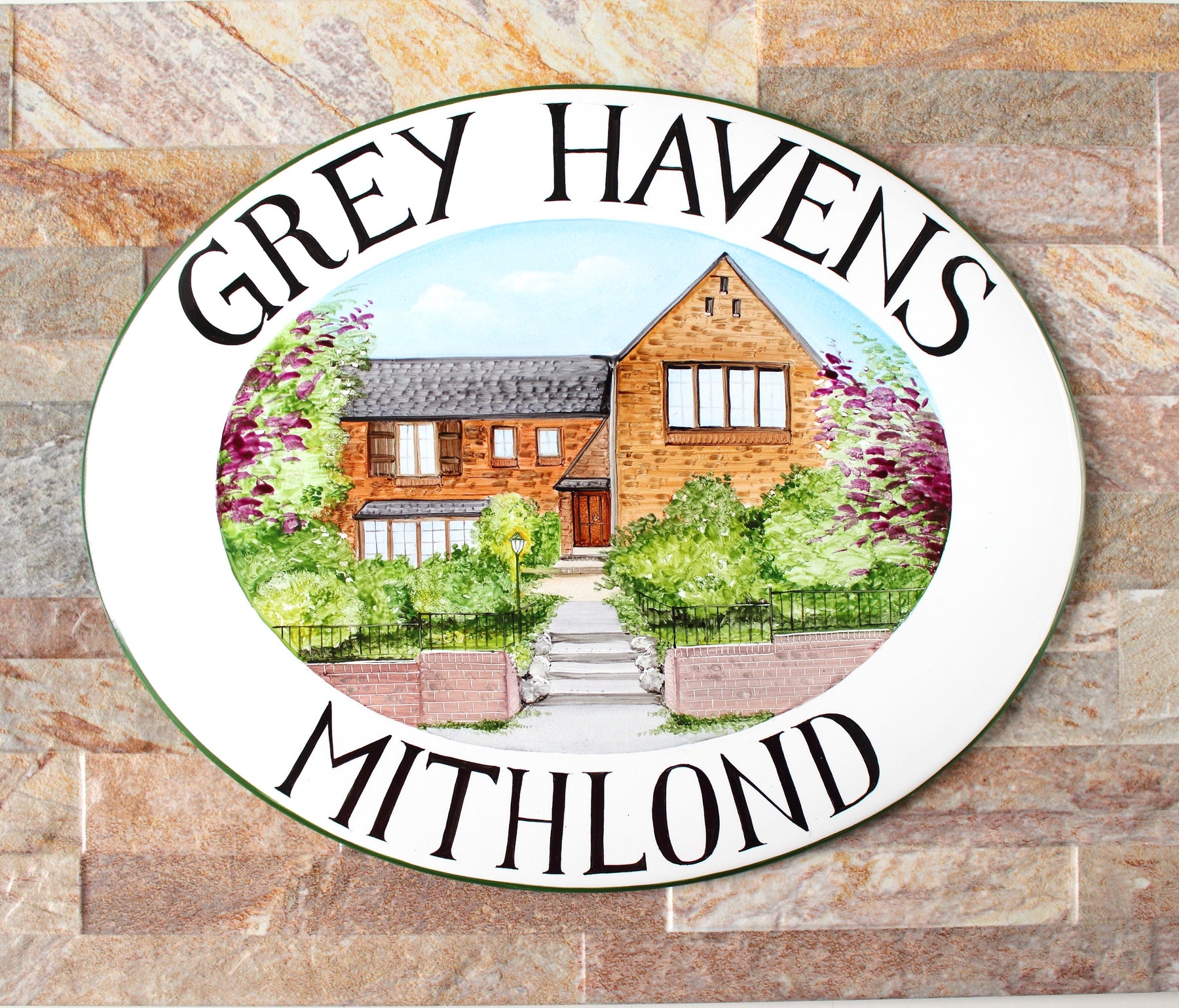 Custom House Paintings from Photos | Personalized Signs– Dipinto Ad Arte