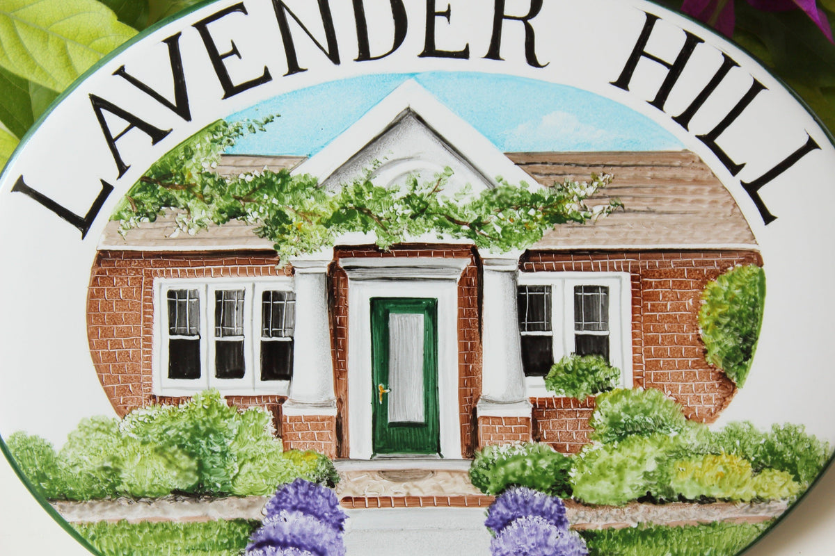 Custom House Paintings from Photos | Personalized Signs– Dipinto Ad Arte