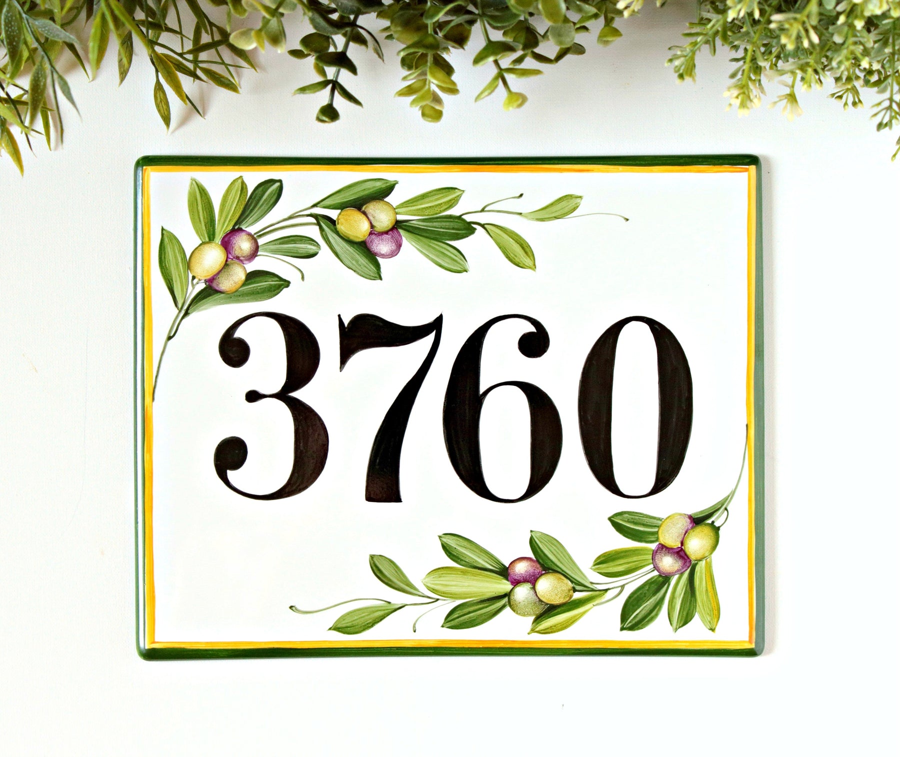 Custom House Numbers Tiles– Dipinto Ad Arte