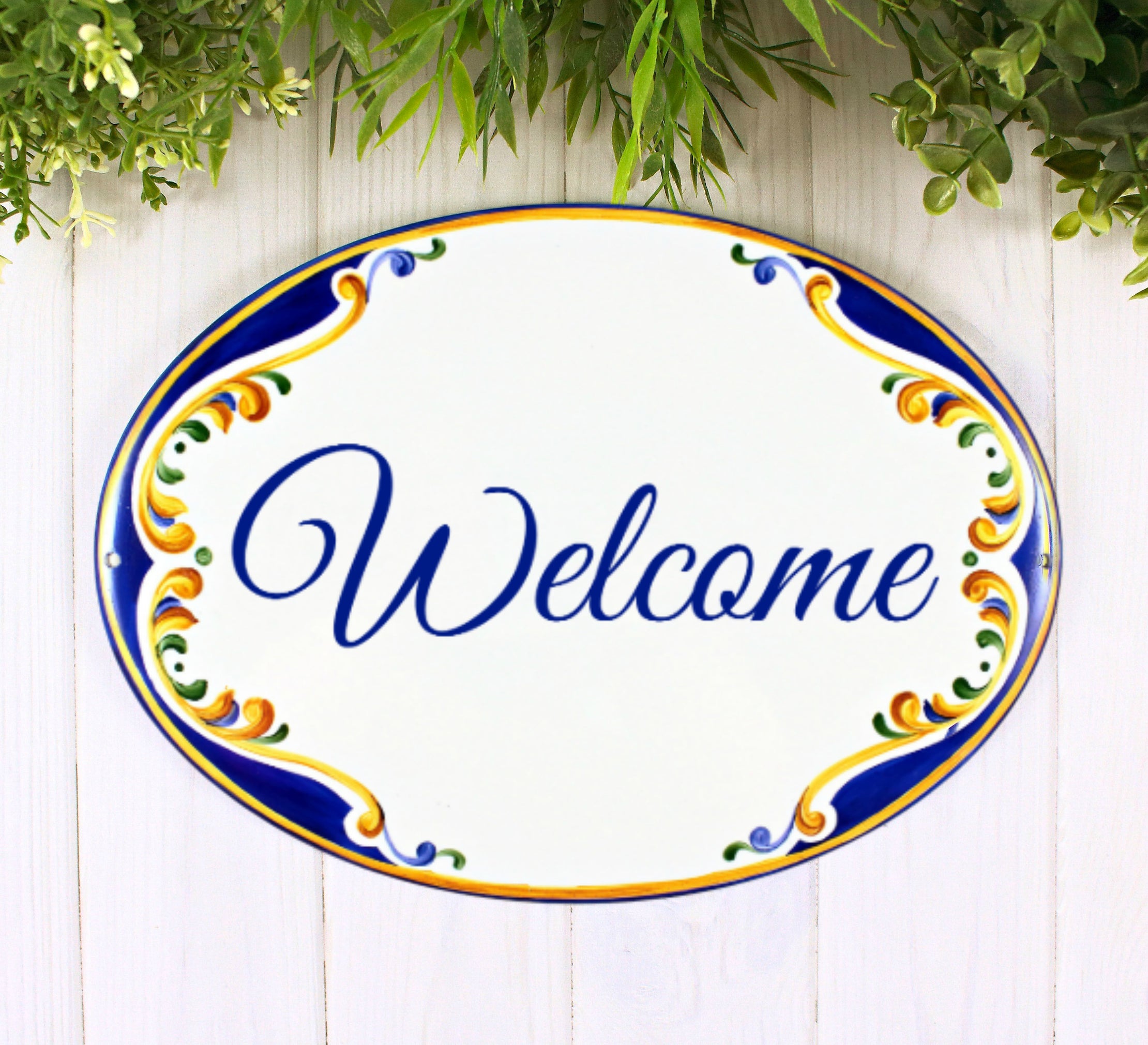 Talavera Outdoor Name Signs for Spanish Revival Homes– Dipinto Ad Arte