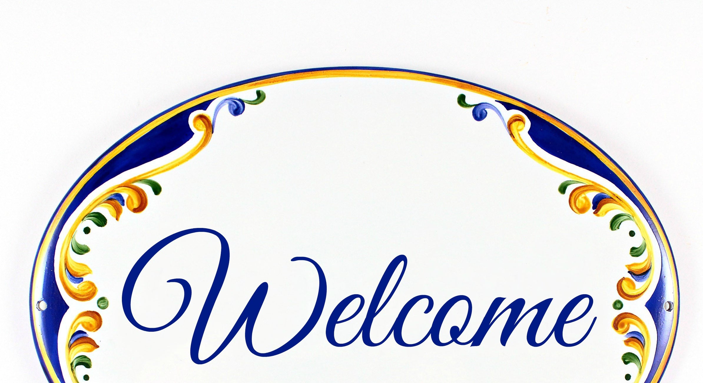 Custom Welcome Sign for Front Door | Italian Decor– DipintoAdArte